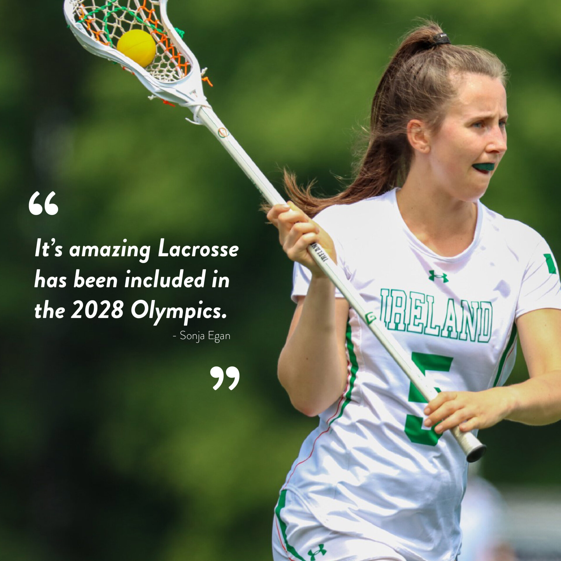 LACROSSE IS BACK ON THE OLYMPIC PROGRAMME AFTER 120 YEARS - Team Ireland