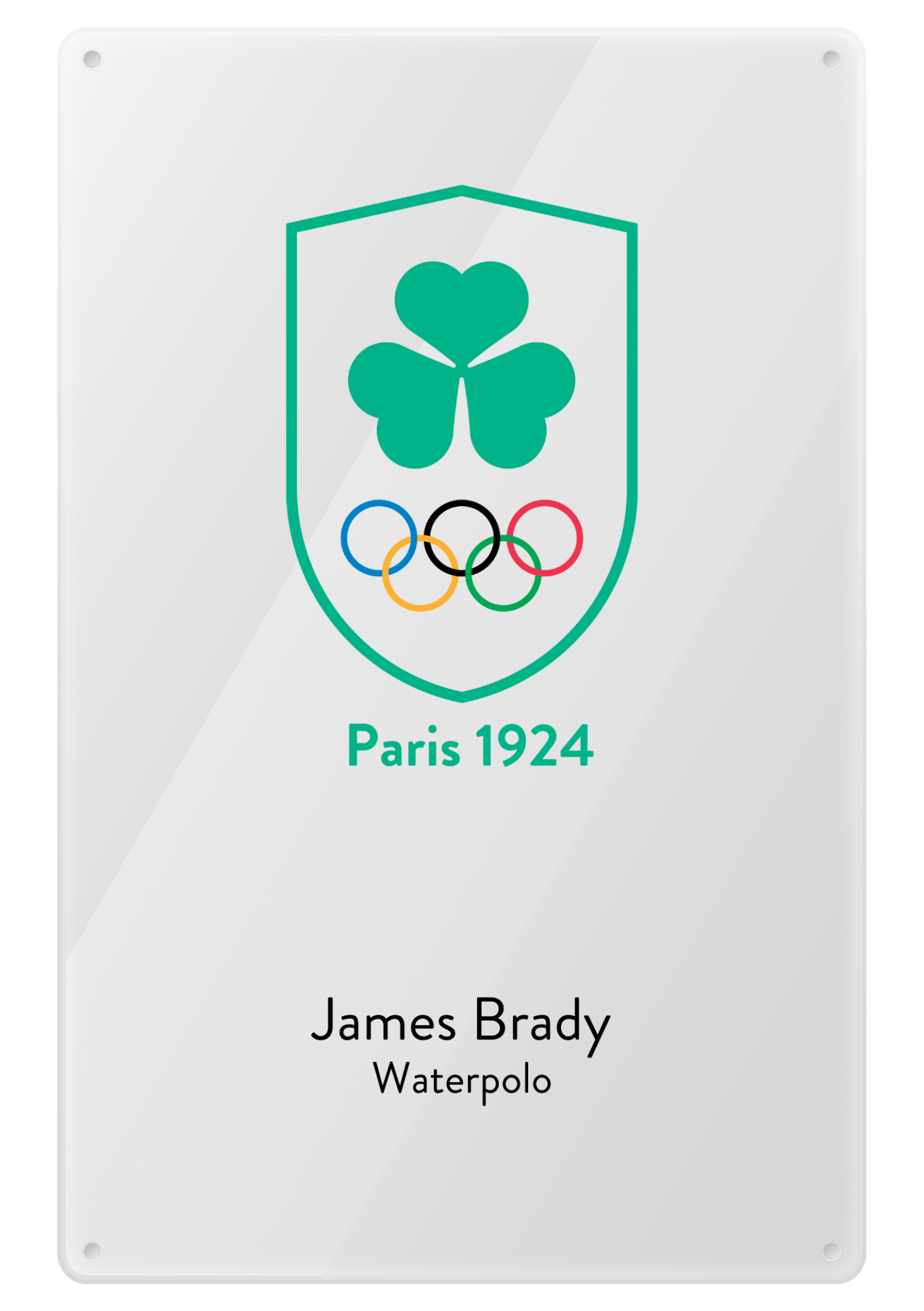 Olympic Commemorative Plaques - Team Ireland